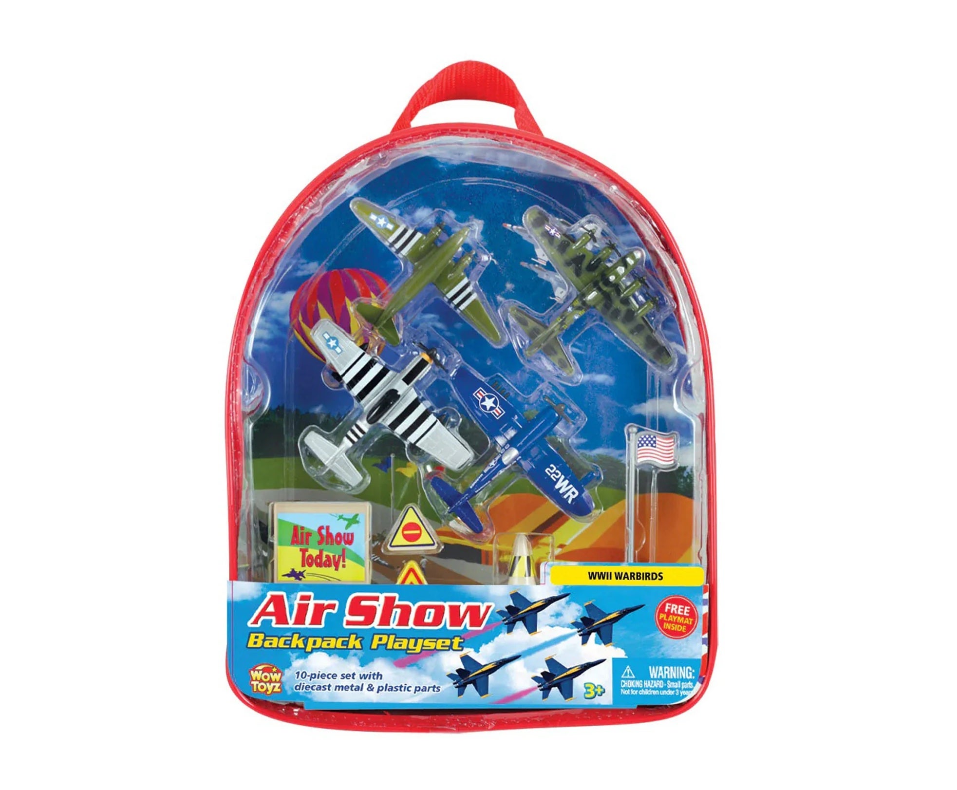 5114 WWII Warbirds Air Show Backpack Playset | Academy of Model Aeronautics