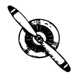 5044 Round Engine Die Cut Sticker | Academy of Model Aeronautics