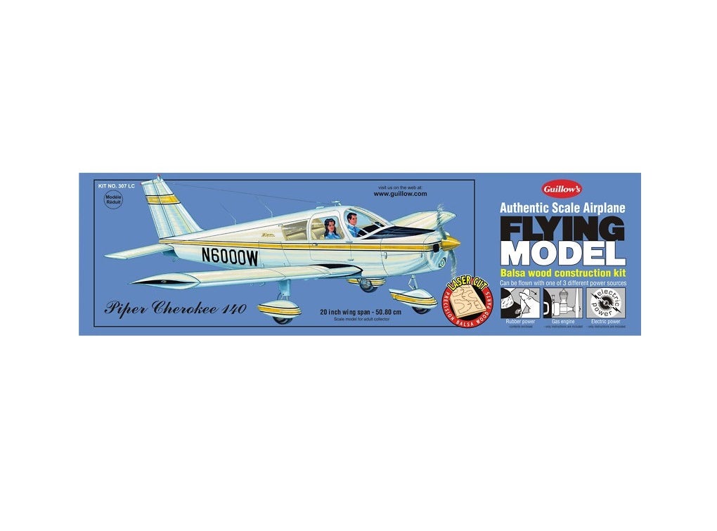 6137 Piper Cherokee Guillow's Kit | Academy of Model Aeronautics